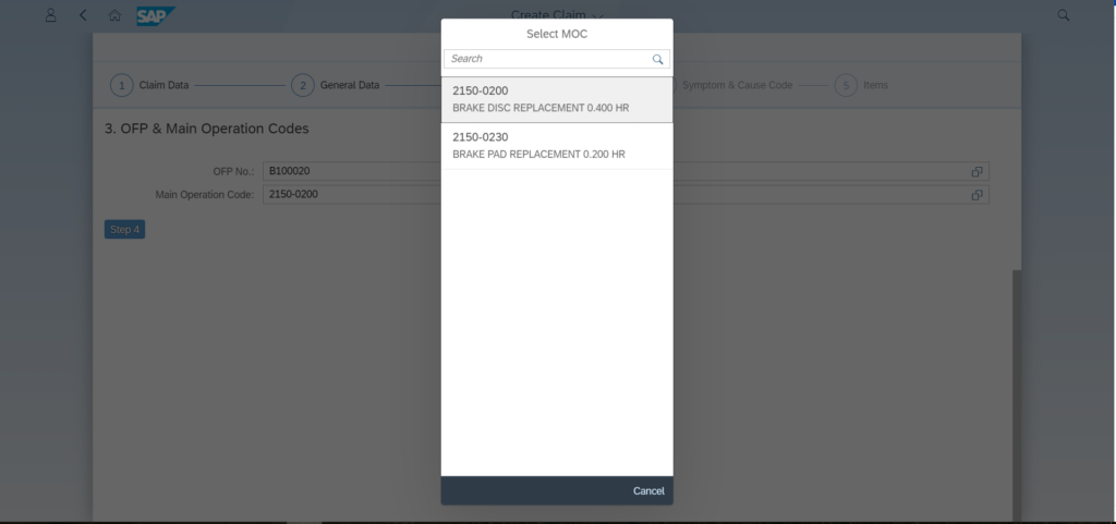 Hicron Fiori for Warranty Claim Processing - Hicron