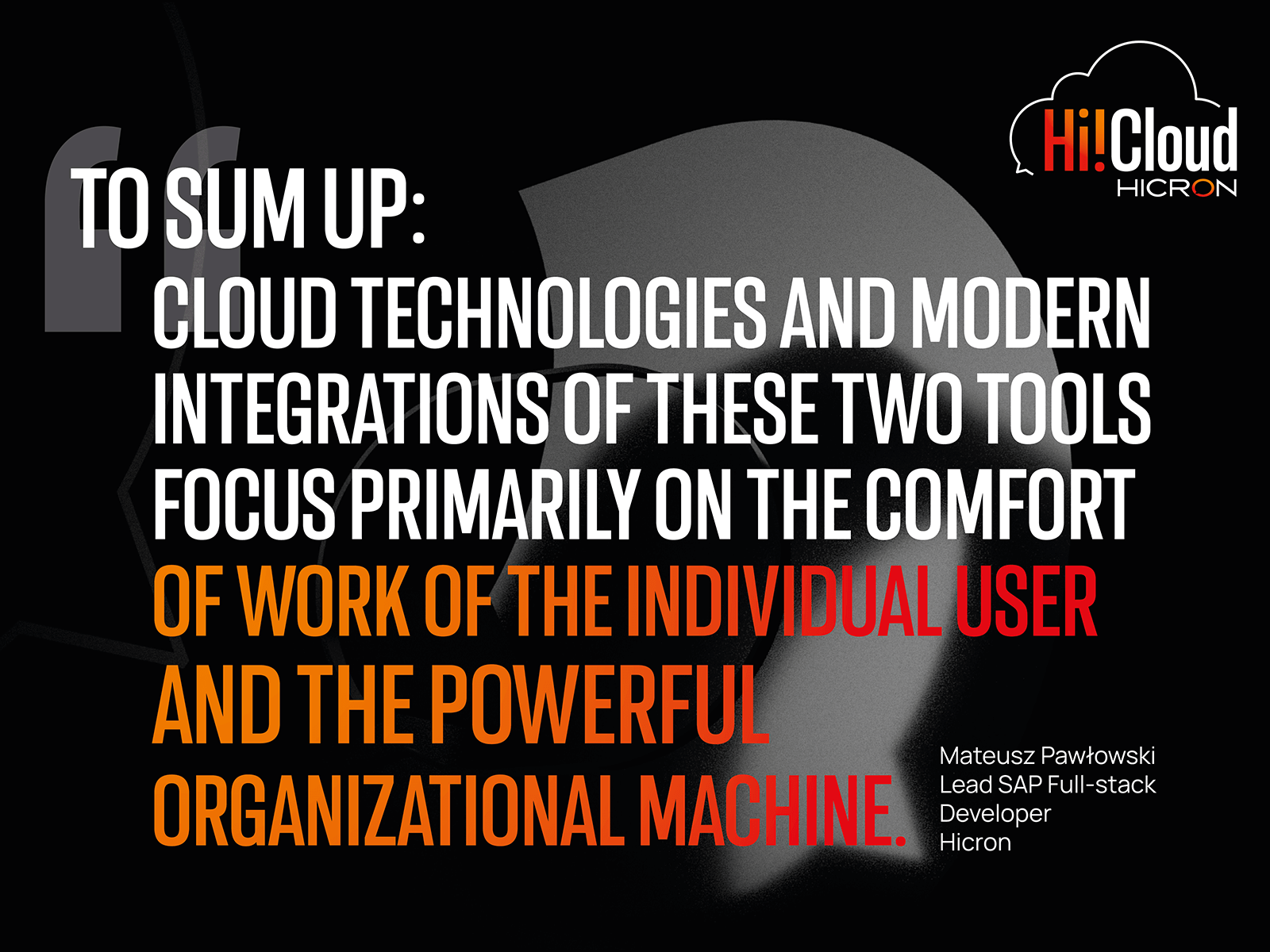 Cloud support for SAP S/4HANA. Why are SAP BTP capabilities a good forecast for business? - Hicron