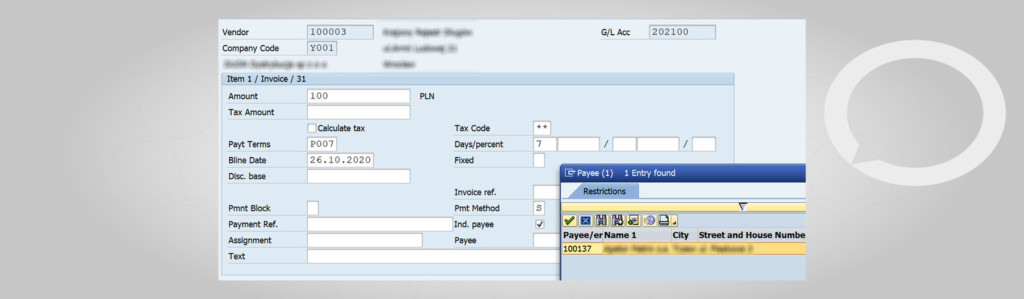 How to change an alternative payee? - Hicron
