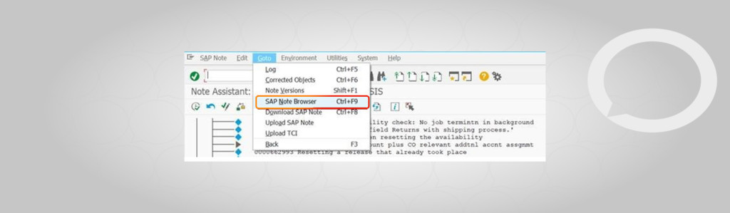 Is the SAP note implemented in the system? - Hicron