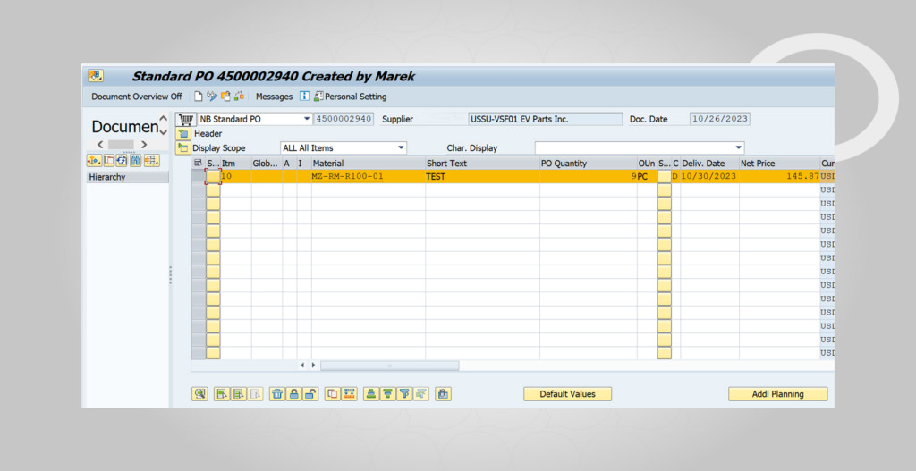 How to unblock a purchase order in SAP? - Hicron