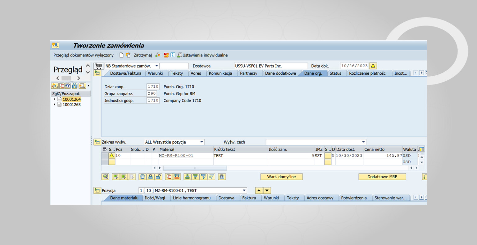 Jak zrobić zamówienie w SAP? - Hicron