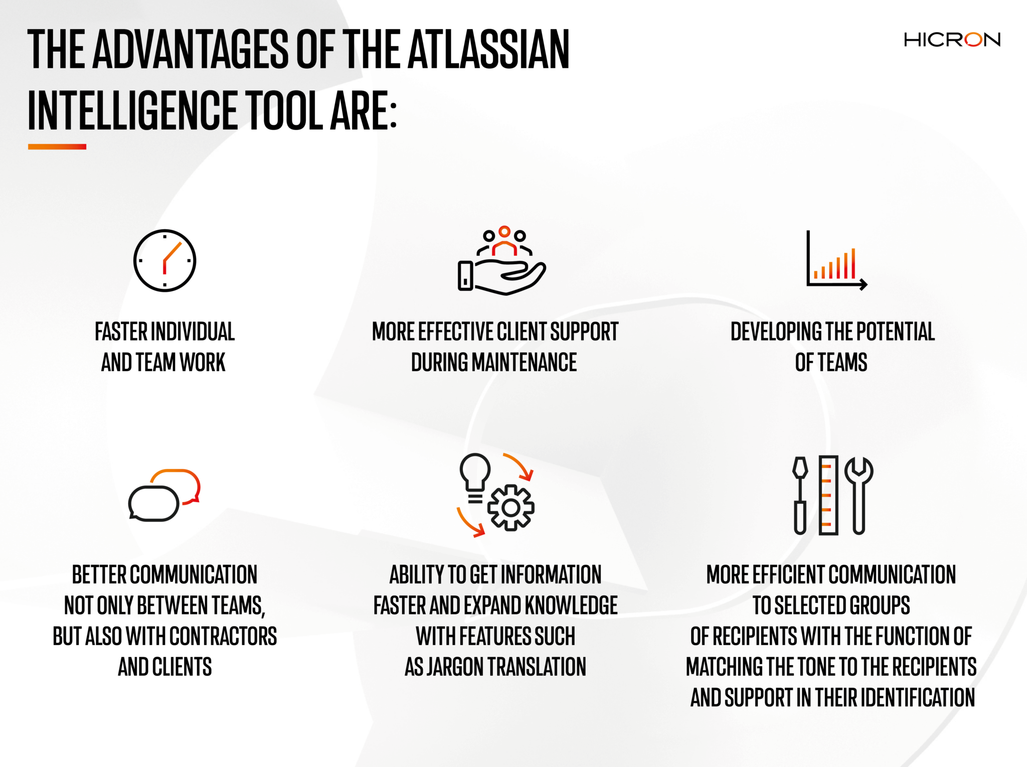 Artificial intelligence in your toolbox - Hicron