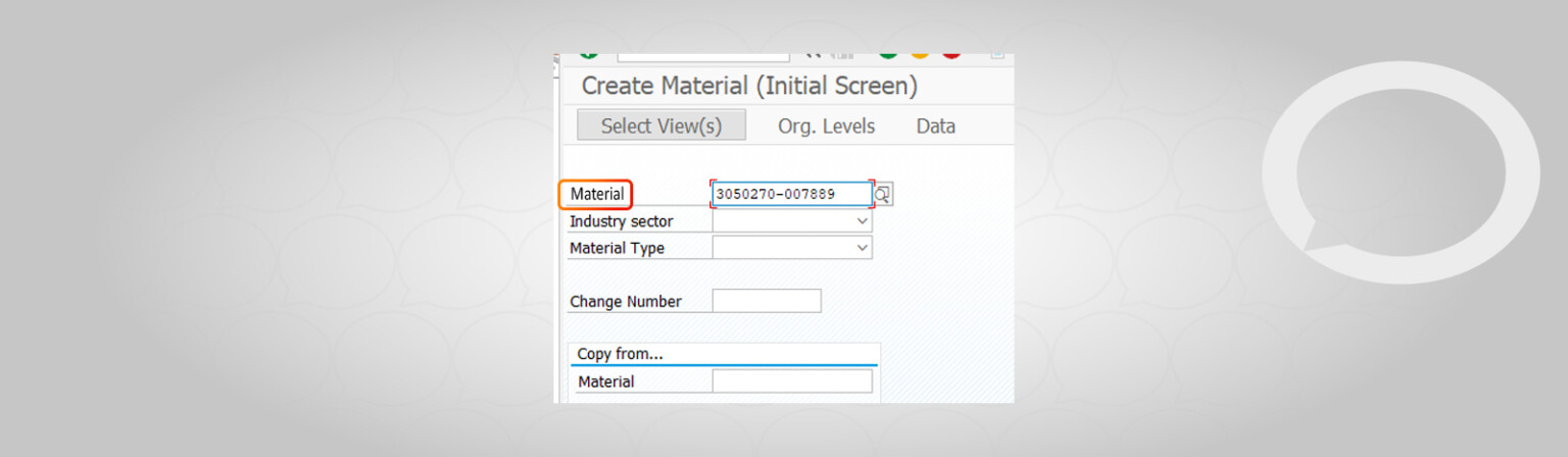 Extending an already existing material with missing views - Hicron