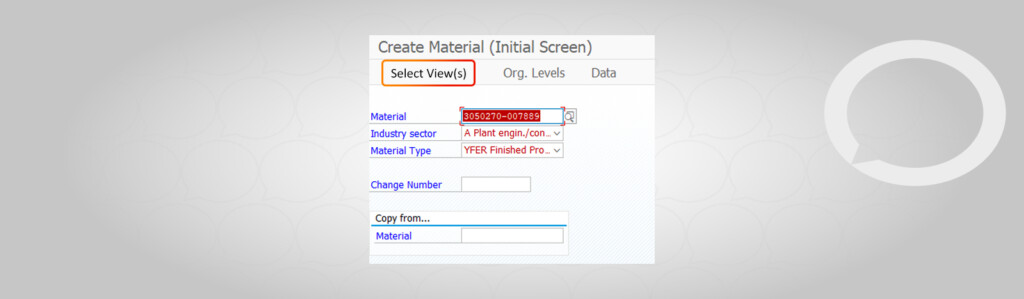 Extending an already existing material with missing views - Hicron