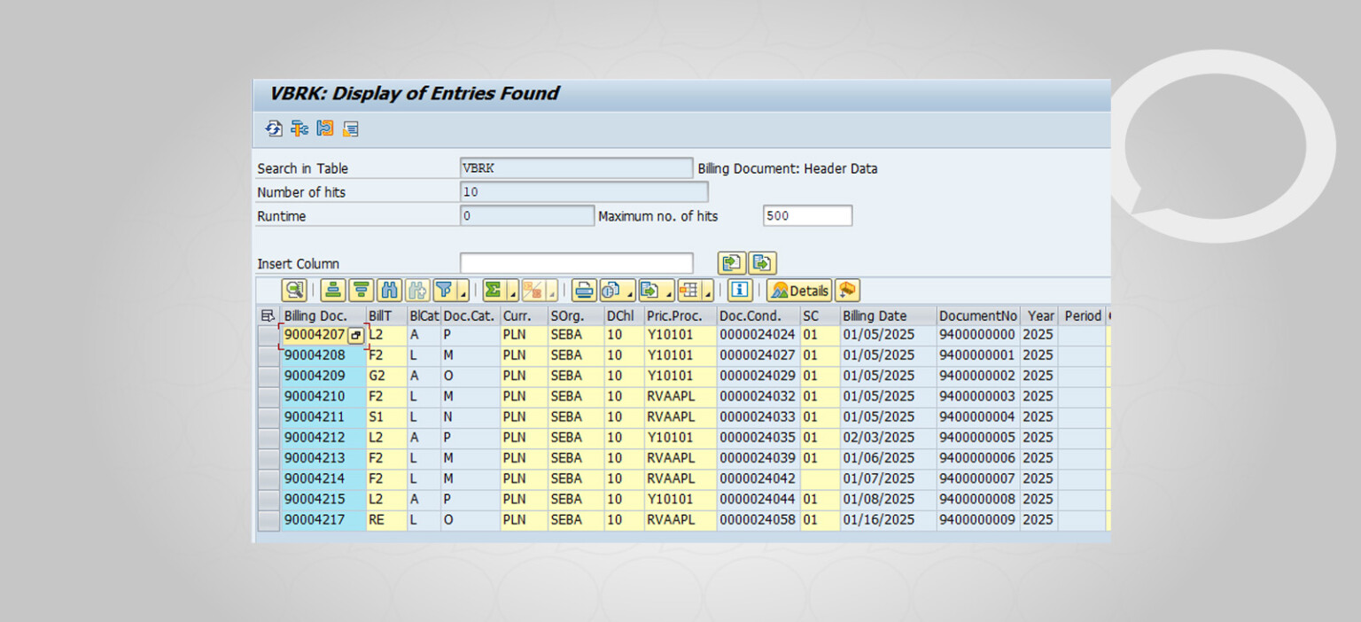How to find an invoice in SAP? - Hicron
