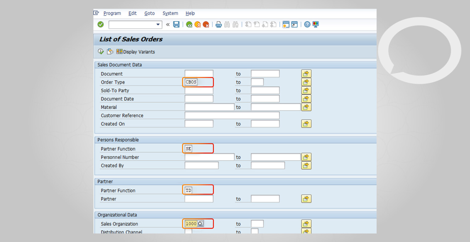 How To Create A Variant In Sap Hicron