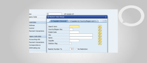 How to find a vendor in SAP? - Hicron