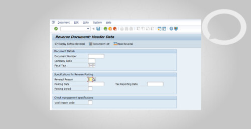 How to perform a reversal in SAP? - Hicron