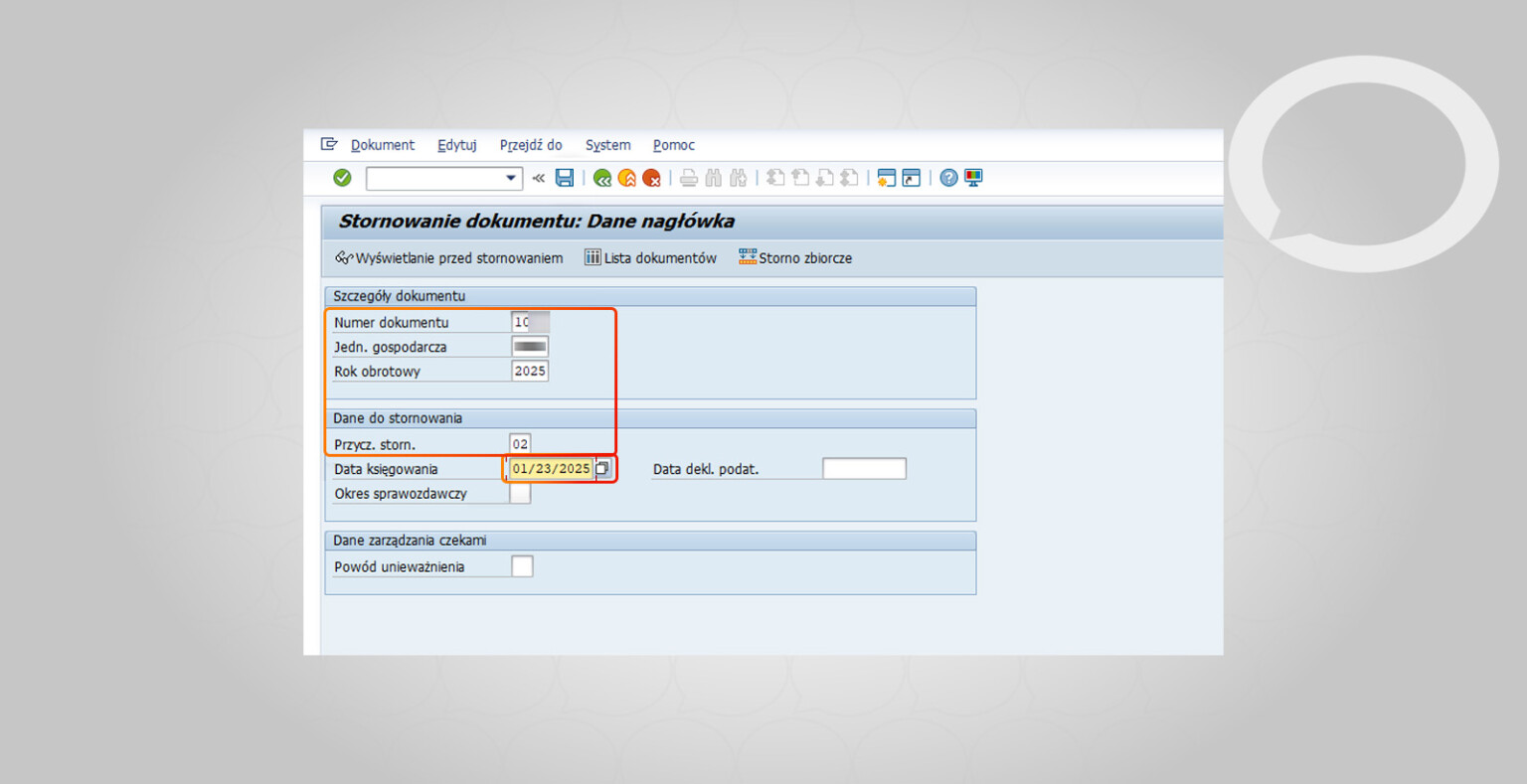 Jak zrobić storno w SAP? - Hicron